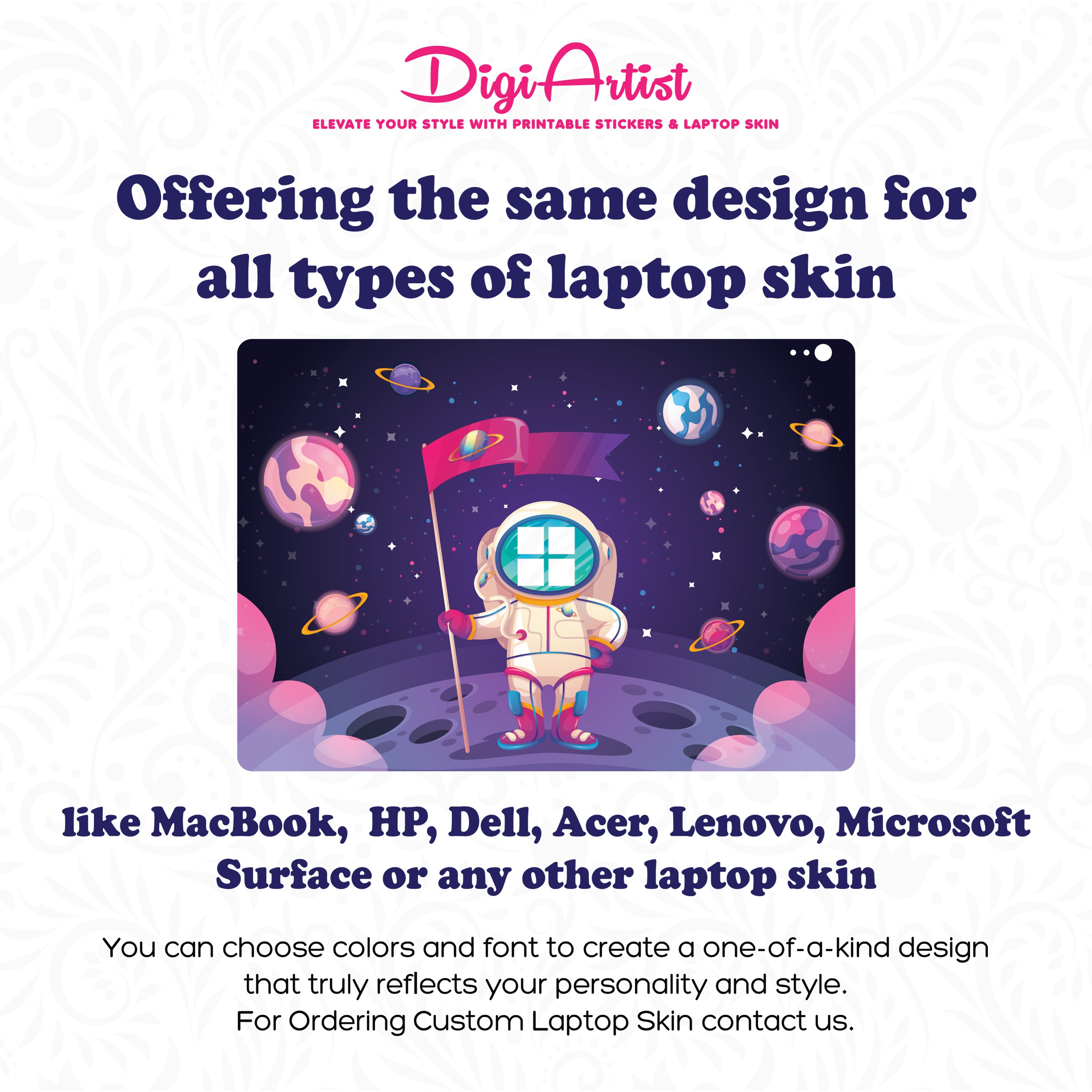 Microsoft Surface Book 2 Skin, Surface Laptop Skin, Surface Book 2 Case ...