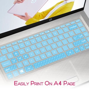 Keyboard Printable Stickers Window Laptop Pack of 4 Clipart - Etsy
