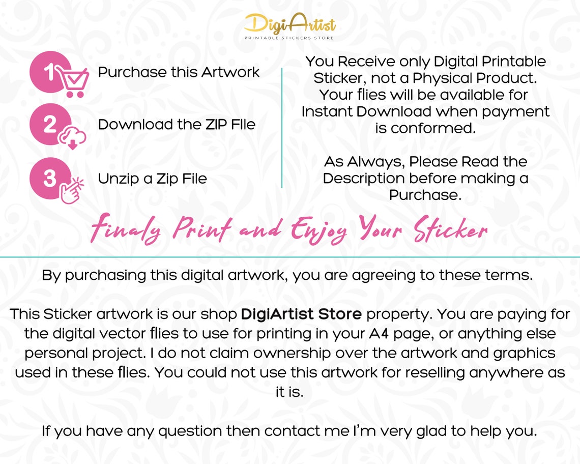 Keyboard Printable Stickers, Window Laptop Decal Clipart, Pack of 4 ...