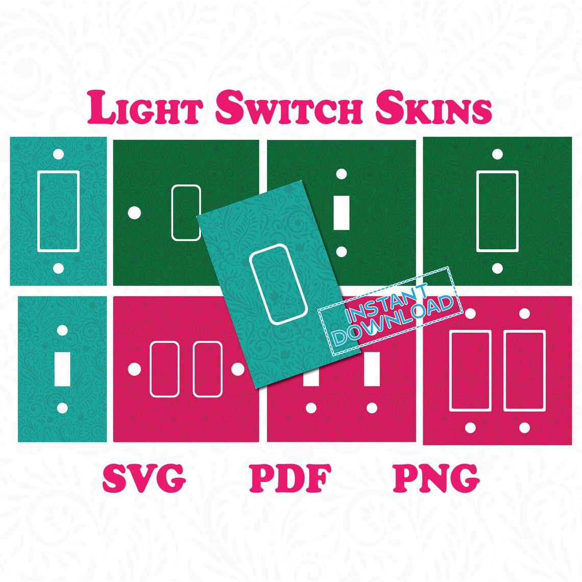 Unique Light Switch Cover Stickers in 18 Light Switch Skins - Etsy