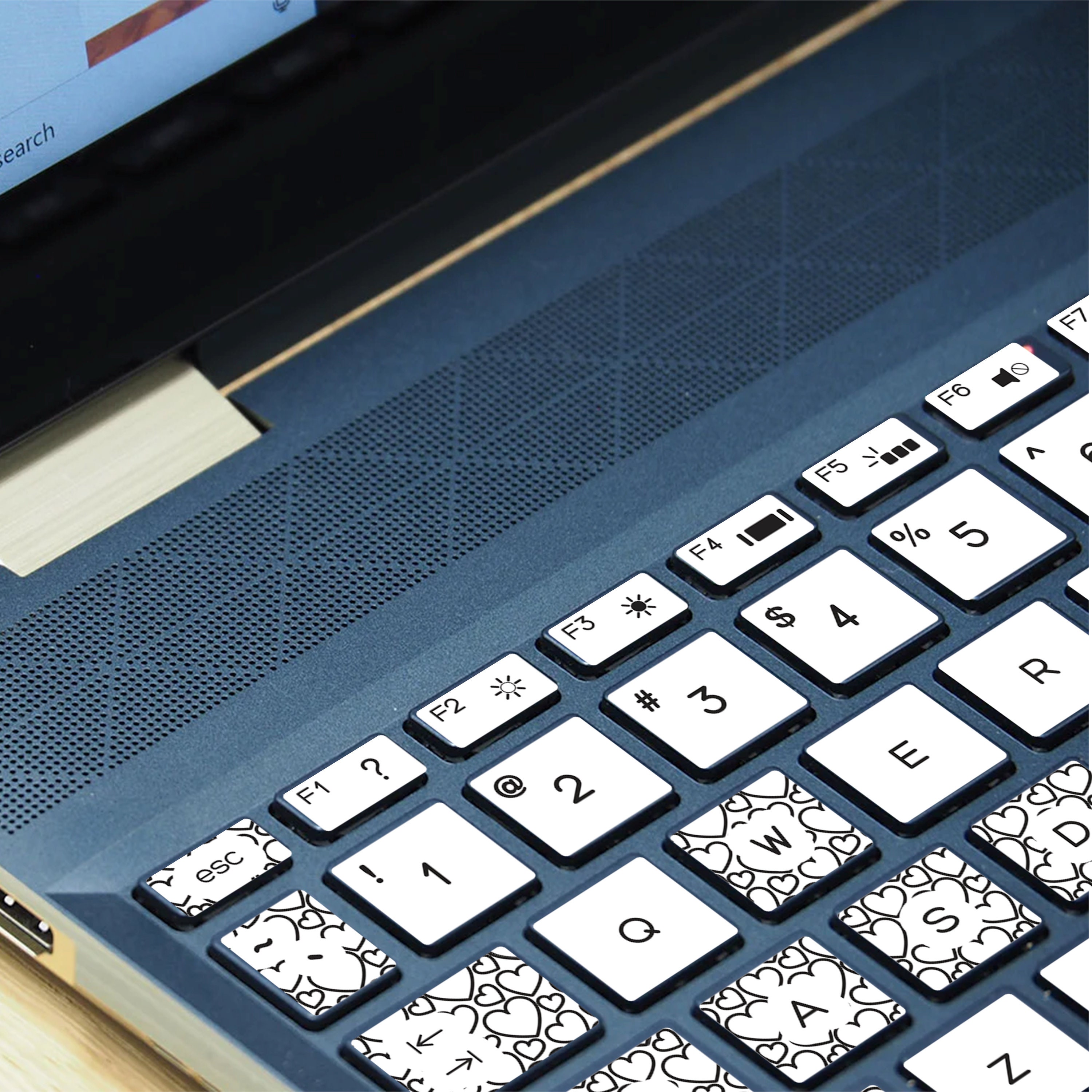 HP Spectre X360 Case Keyboard Stickers in 10 Multi Keyboard Decal HP ...