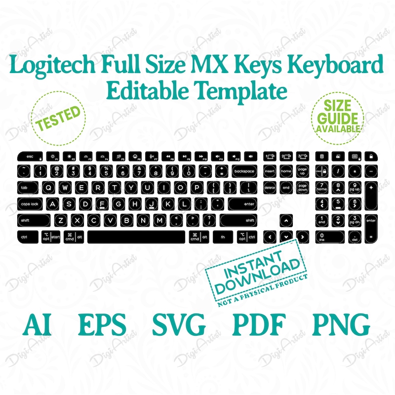 Keyboard Decal - Etsy