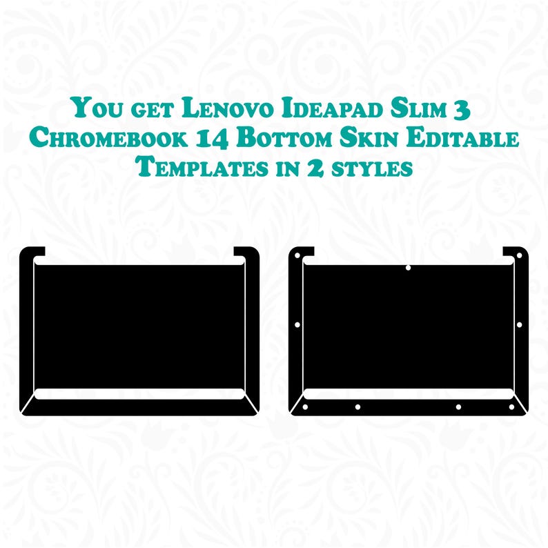 Lenovo Ideapad Slim 3 Chromebook 14 Skin Editable Template by ...