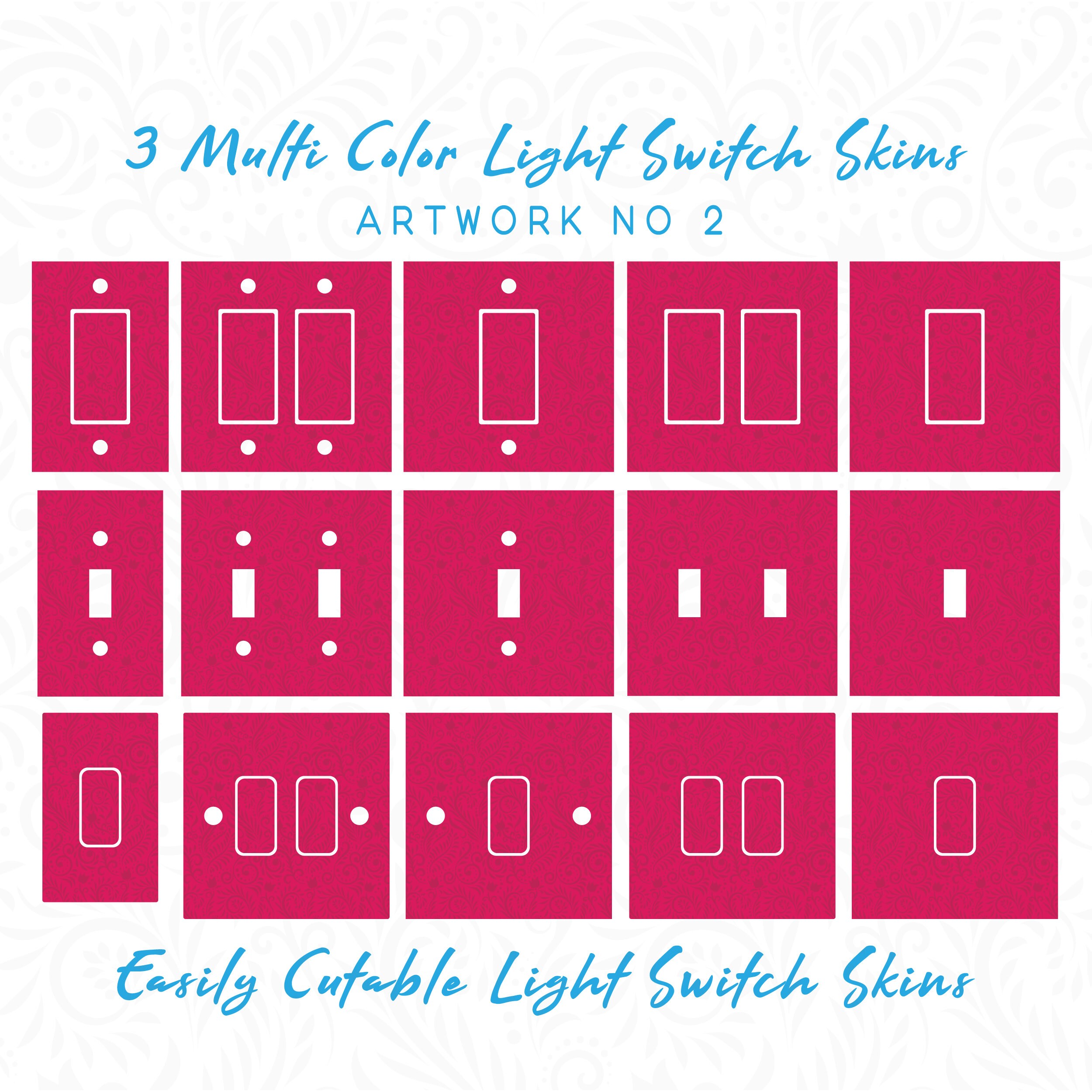 Unique Light Switch Cover Stickers in 18 Light Switch Skins Stickers ...