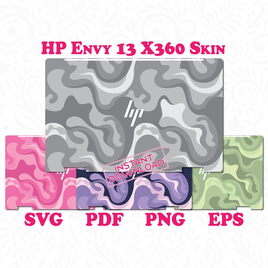 HP Envy 13 X360 Skins by Digiartist Store, Pack of 4 HP Envy X360 ...