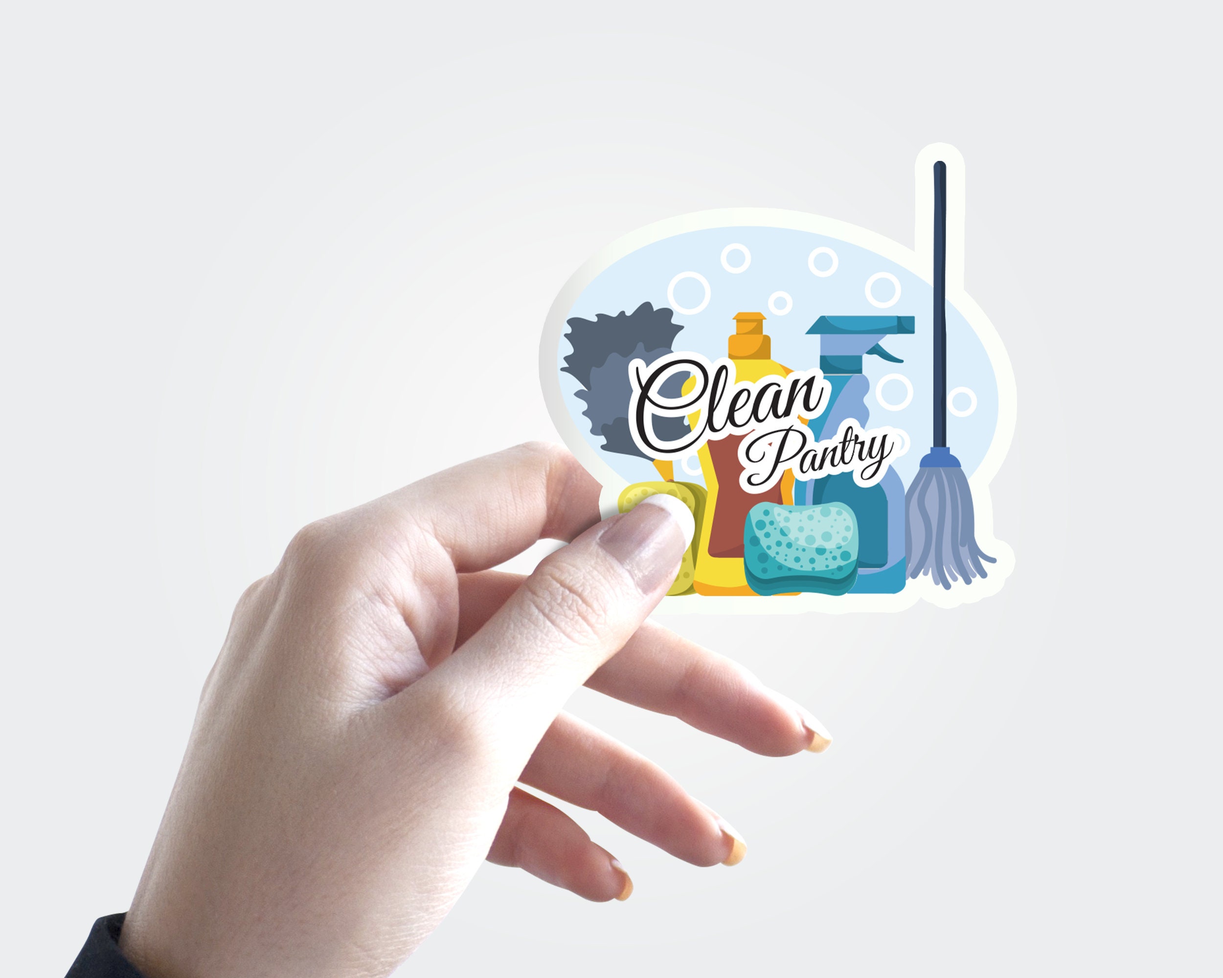 Cleaning Printable Stickers Washing Sticker Clipart Pack of - Etsy