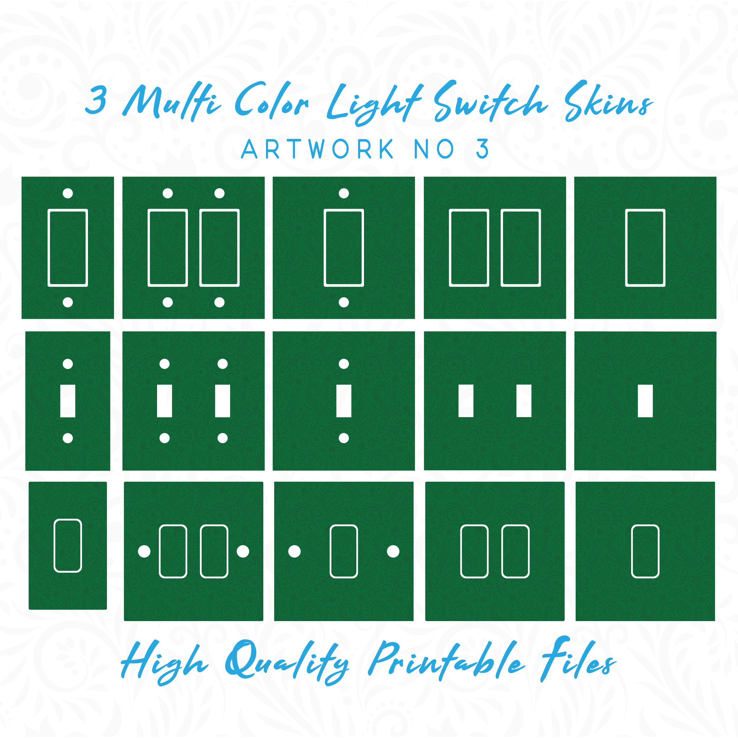 Unique Light Switch Cover Stickers in 18 Light Switch Skins Stickers ...