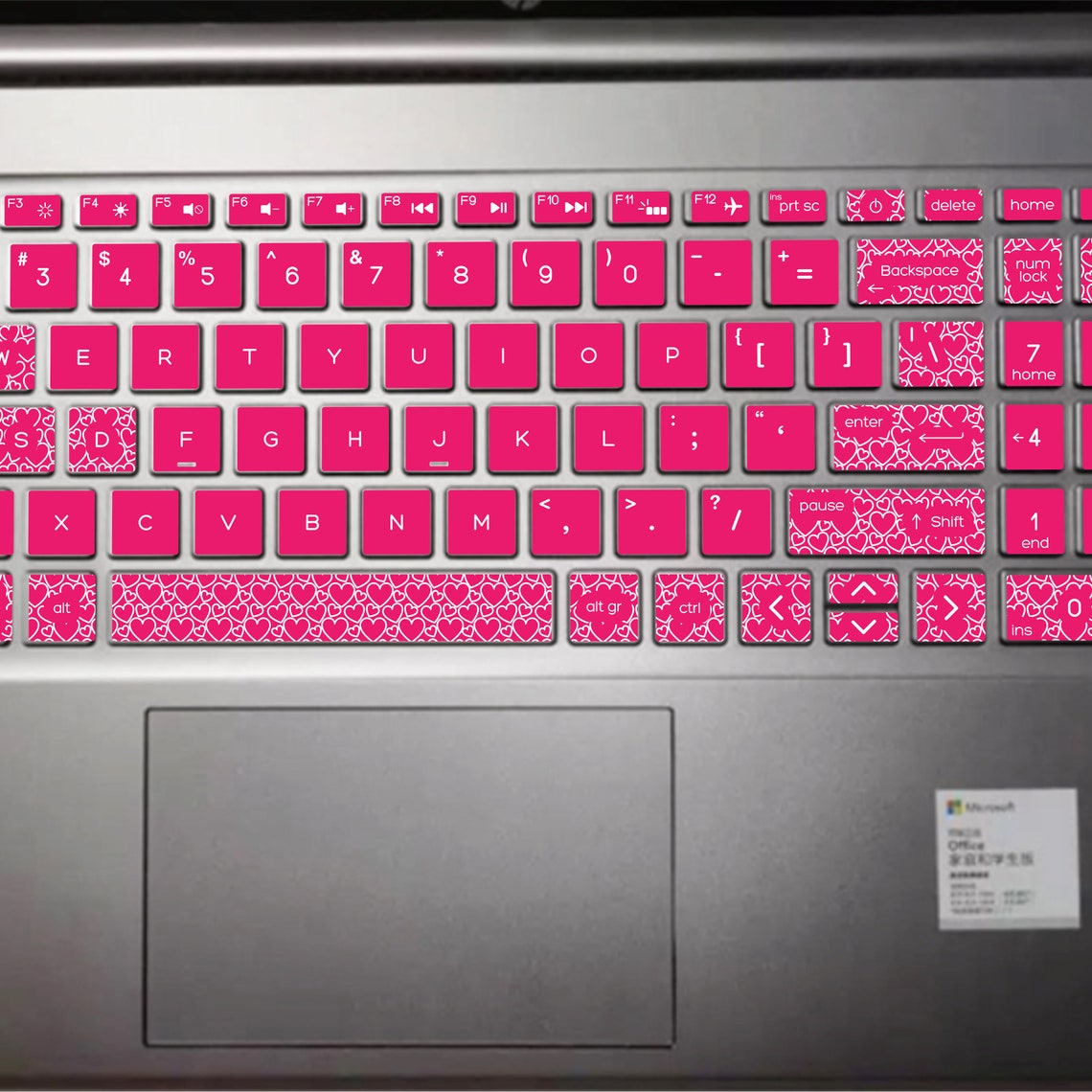 HP Pavilion 15 Keyboard Stickers in 12 Multi HP Laptop Skins Cute ...
