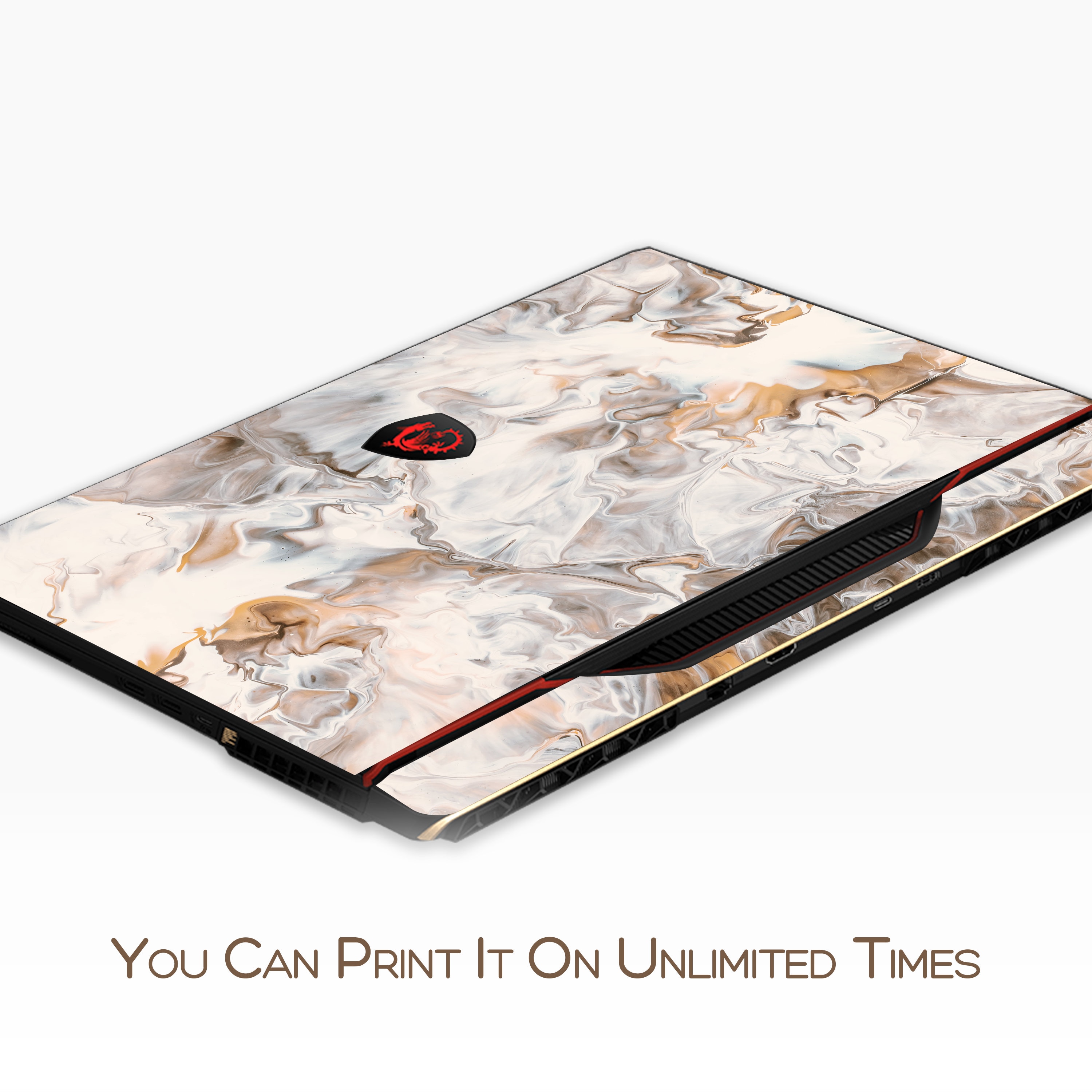 Watercolor MSI Laptop Skins Set of 4 Multi-artwork MSI - Etsy Australia