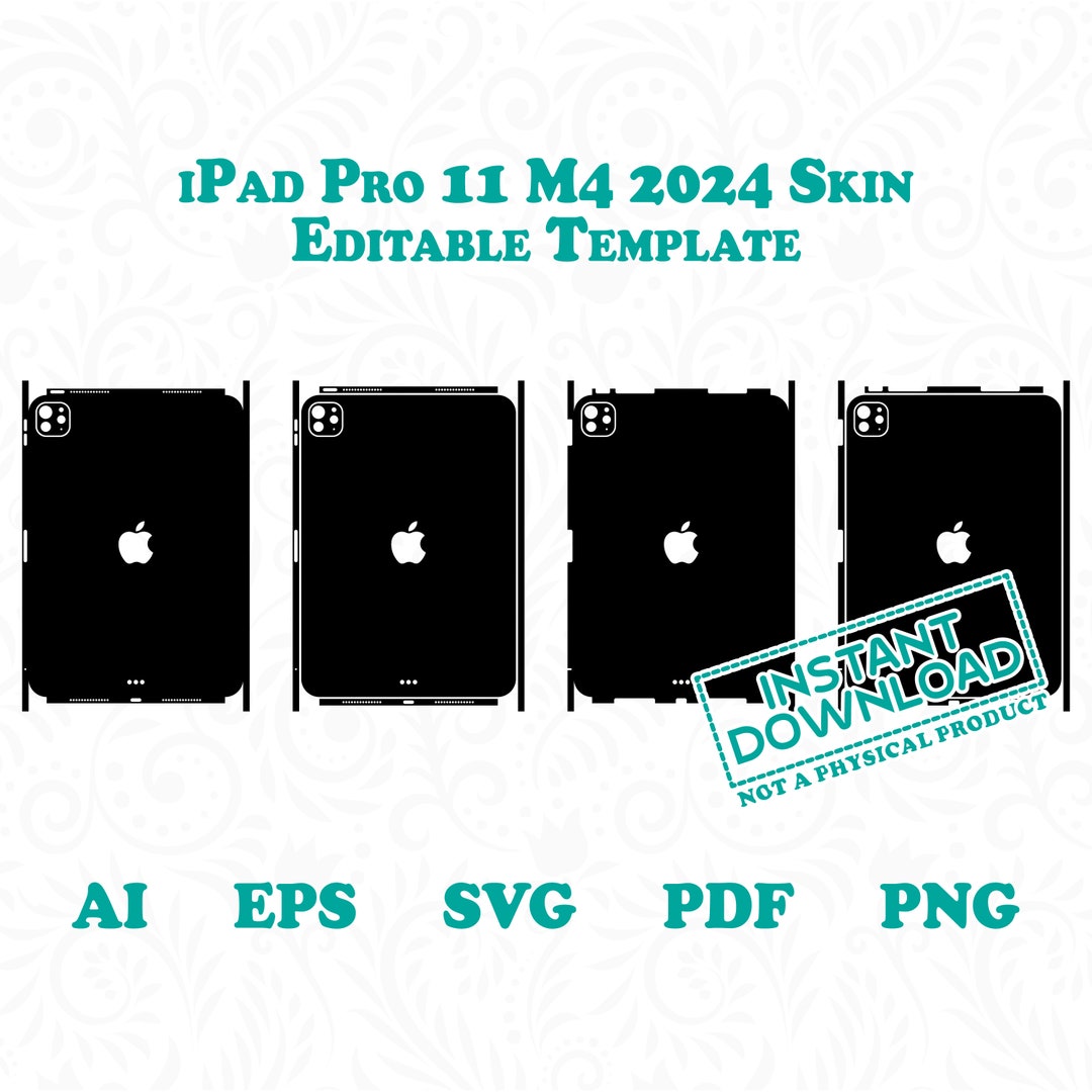 Apple iPad Pro 11 Skin Editable Template by Digiartist Store, New iPad ...