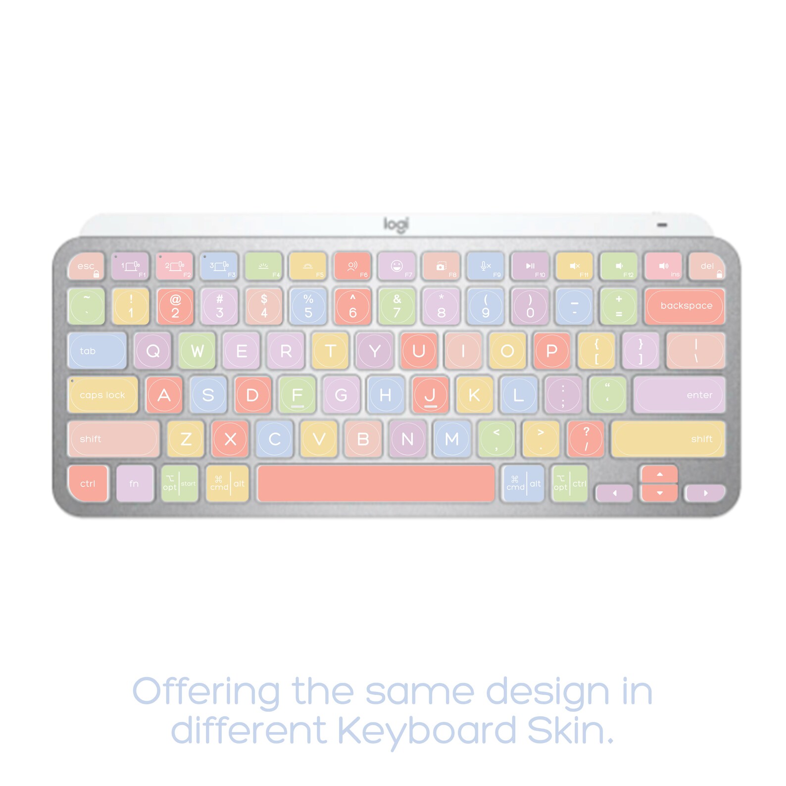 Logitech MX Keys Mini Cute Keyboard Stickers by Digiartist Store, Pack ...