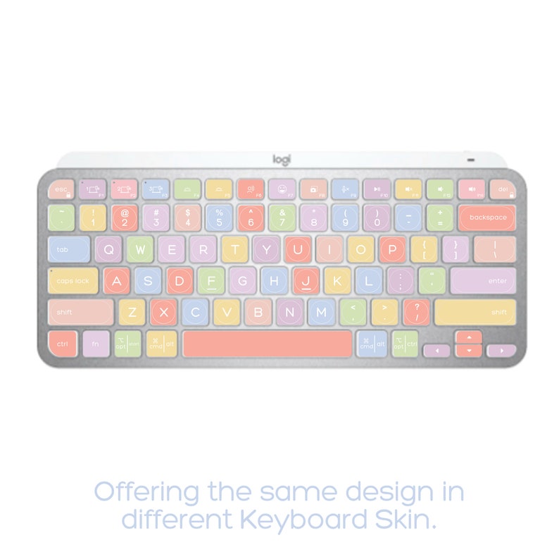 Logitech MX Keys Mini Cute Keyboard Stickers Pack of 2 - Etsy