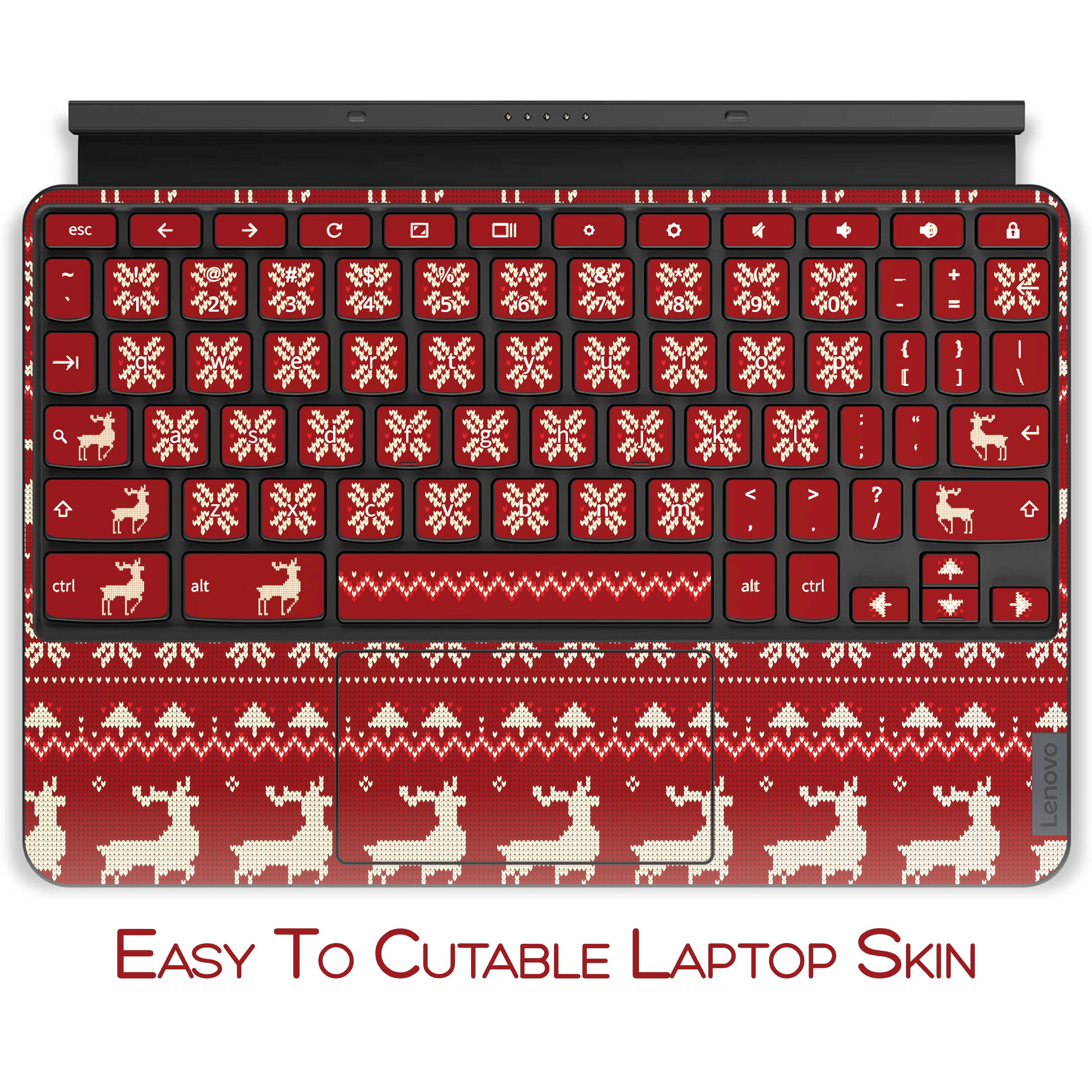 Lenovo Chromebook Duet Editable Template, Lenovo Laptop Skin Custom ...