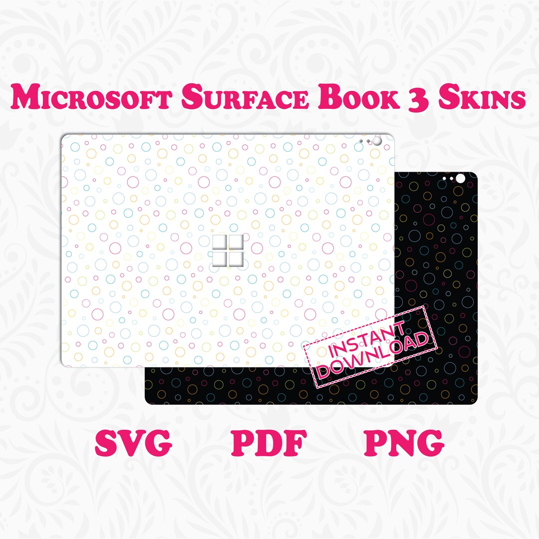 Microsoft Surface Book 3 Case Skins in 2 Multi-colors Surface Laptop ...