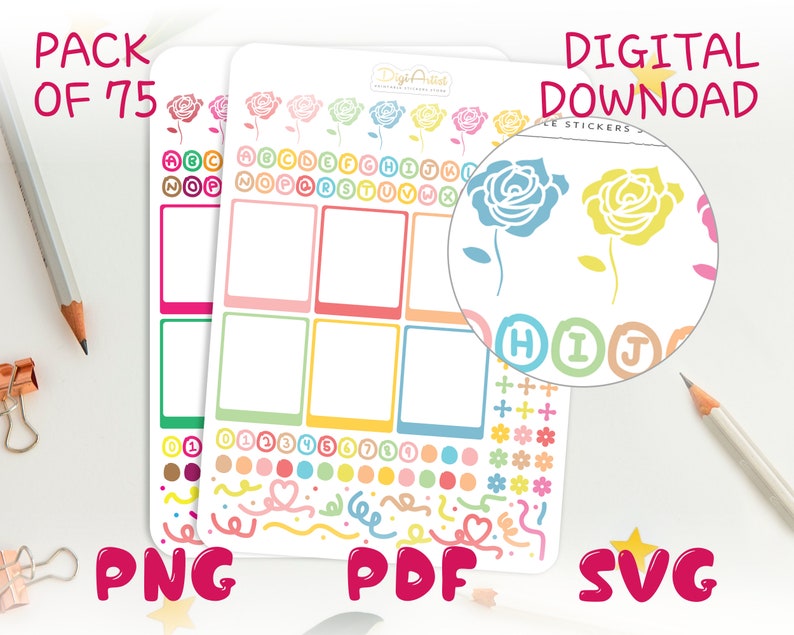 Polaroid Photo Polco Stickers in 150 Kpop Polco Rainbow - Etsy