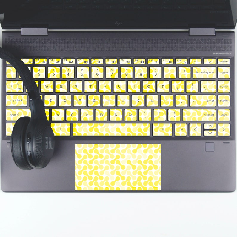 HP Envy Keyboard Skin, Multi-color Stickers, Touchpad Decal (digital ...