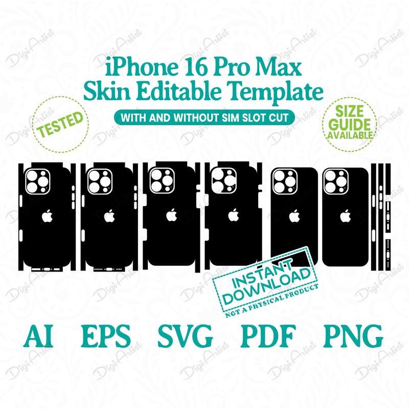 iPhone Template - Etsy
