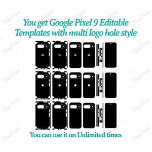 Google Pixel 9 Skin Editable Template by Digiartist Store, Pixel 9 ...