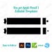 Apple Pencil Gen 1 Skin Editable Template by Digiartist Store in ...