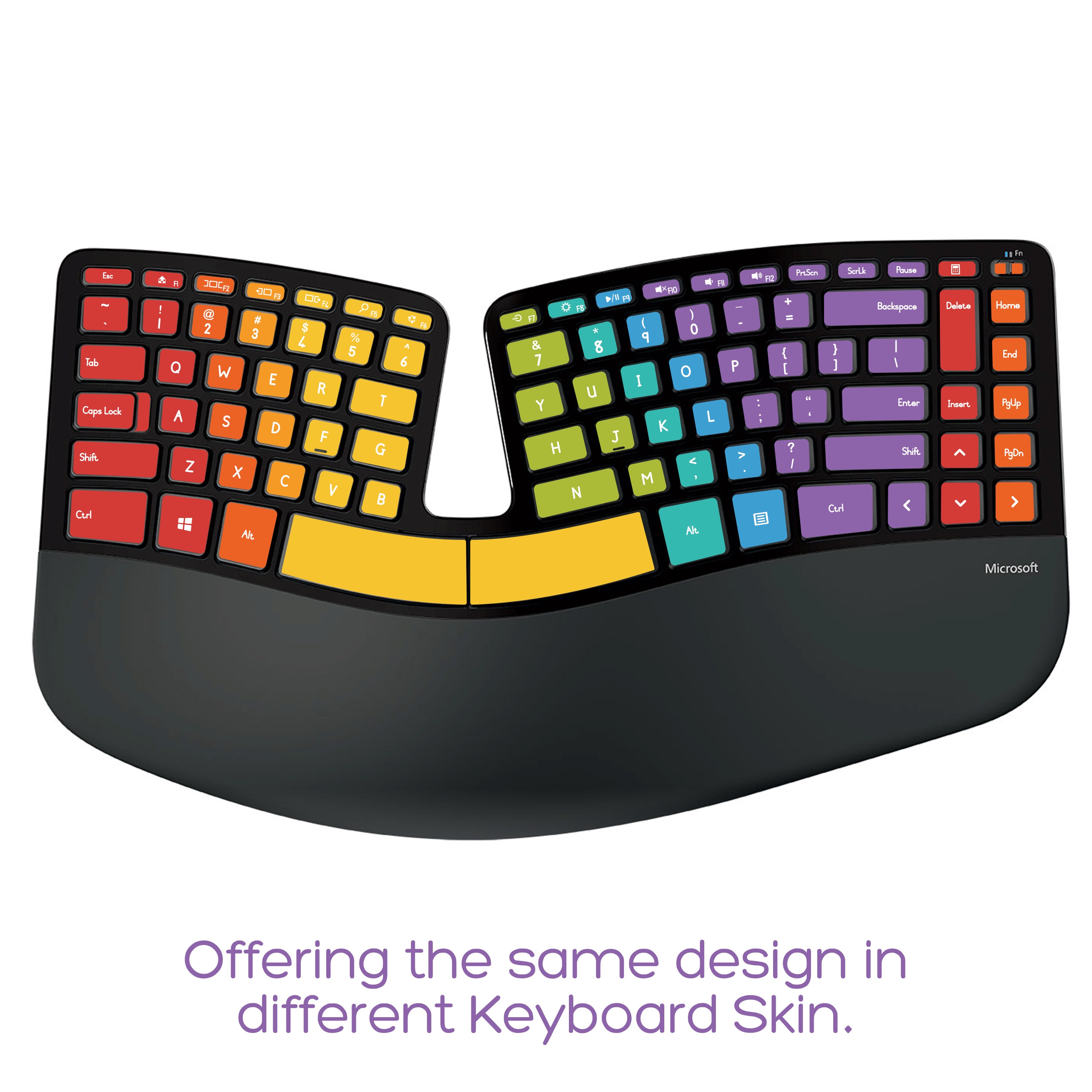 Microsoft Sculpt Ergonomic and Numeric Keyboard Stickers, Pack of 7 ...