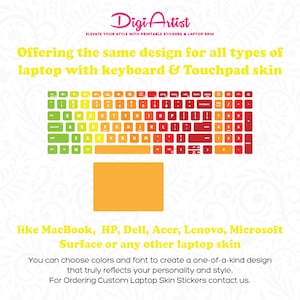 Dell Inspiron Skin Keyboard and Touchpad Skin by Digiartit Store, Set ...