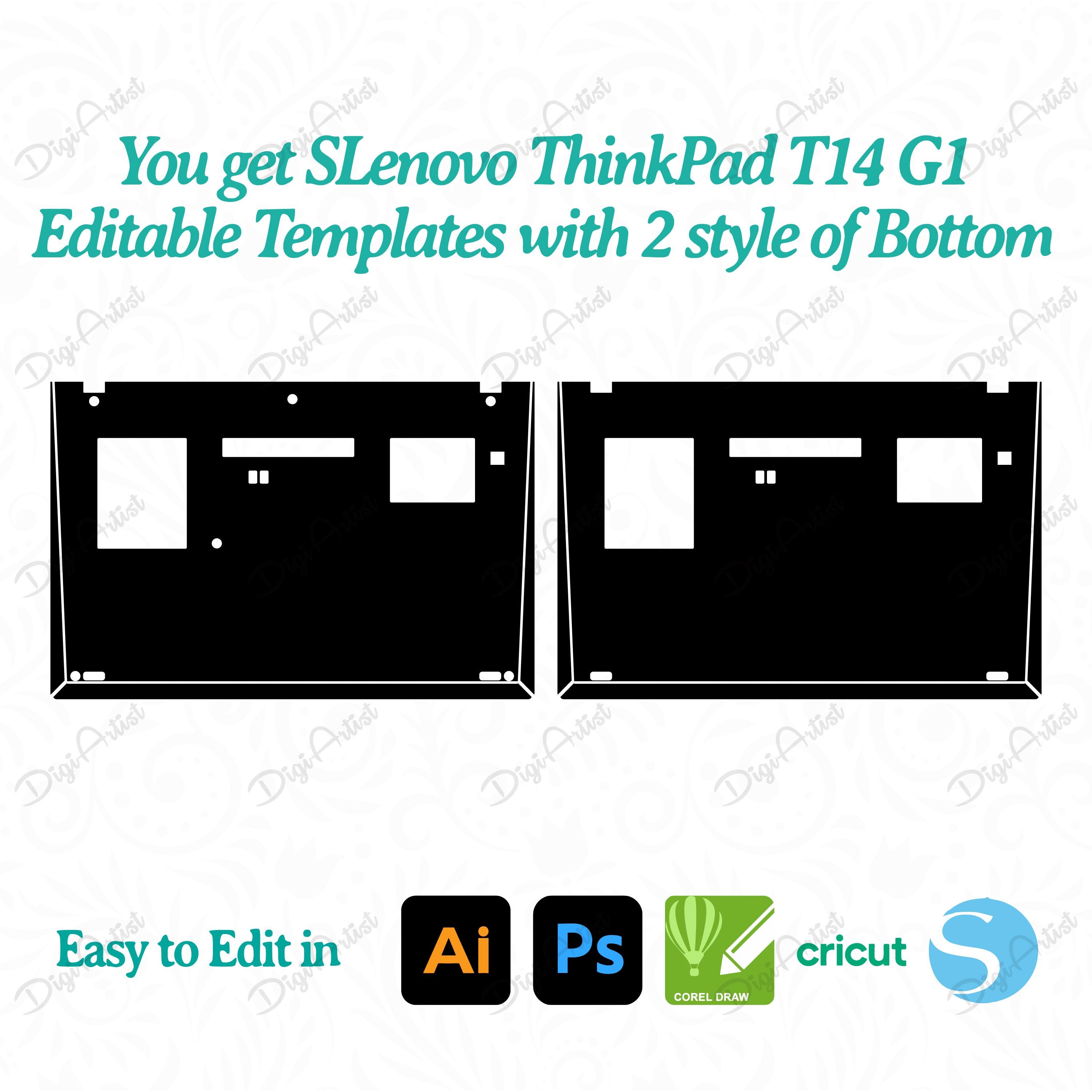 Lenovo Thinkpad T14 G1 Editable Template by Digiartist Store, Lenovo ...