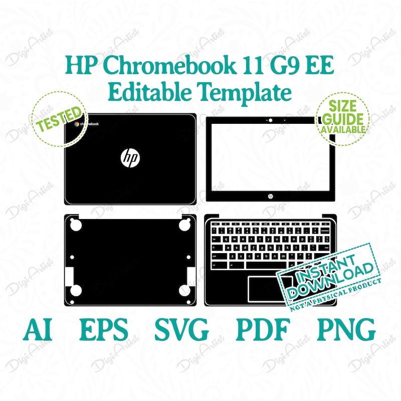 Hp Chromebook Sticker - Etsy