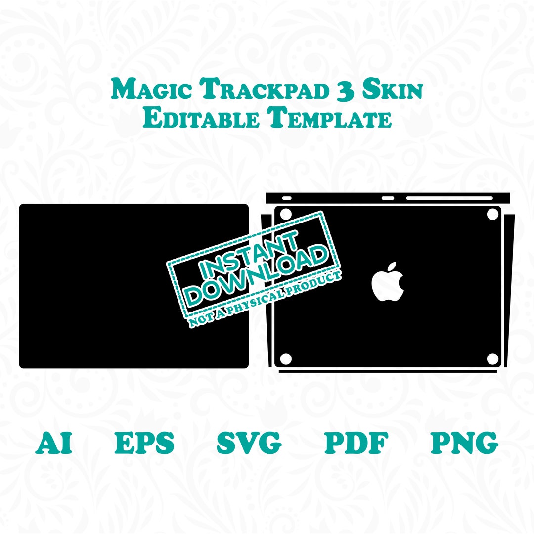 Magic Trackpad Skin Editable Template by Digiartist Store, Magic ...