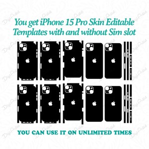 IPhone 15 Plus Editable and Printable Template by Digiartist Store ...