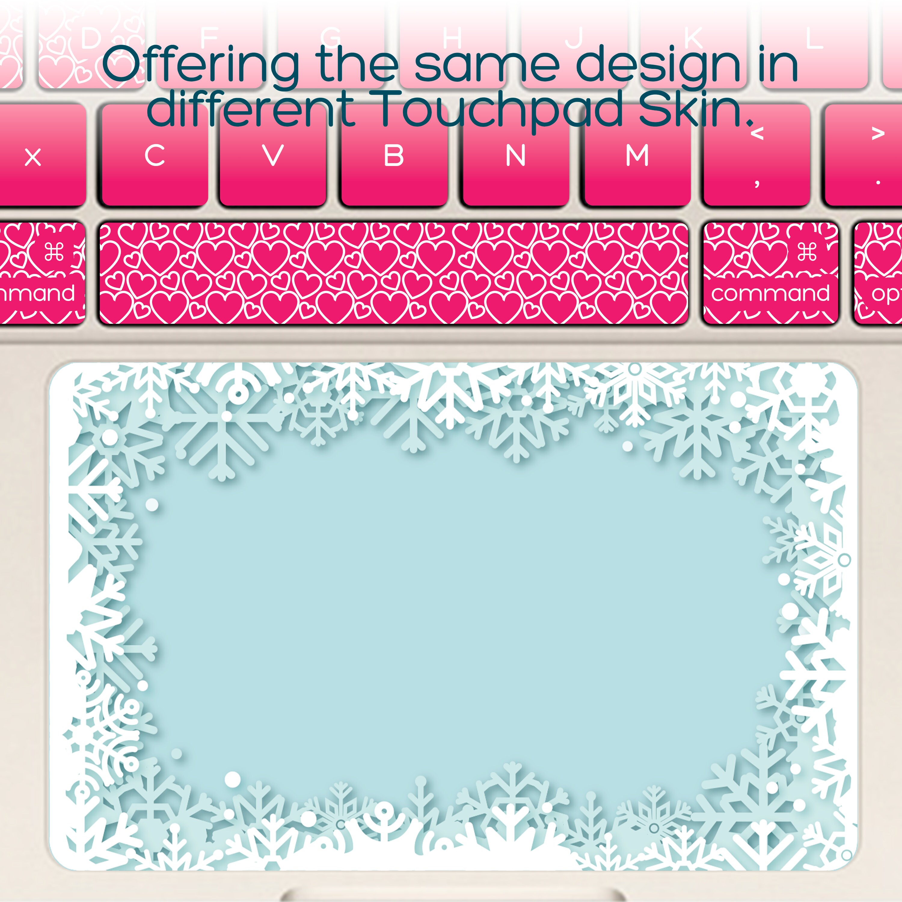 MacBook Decals Touchpad Skin, Set of 8 Dell Holiday Decor HP Envy ...