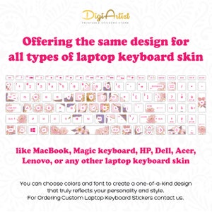 HP Pavilion 15 Keyboard Stickers in 12 Multi HP Laptop Skins Cute ...