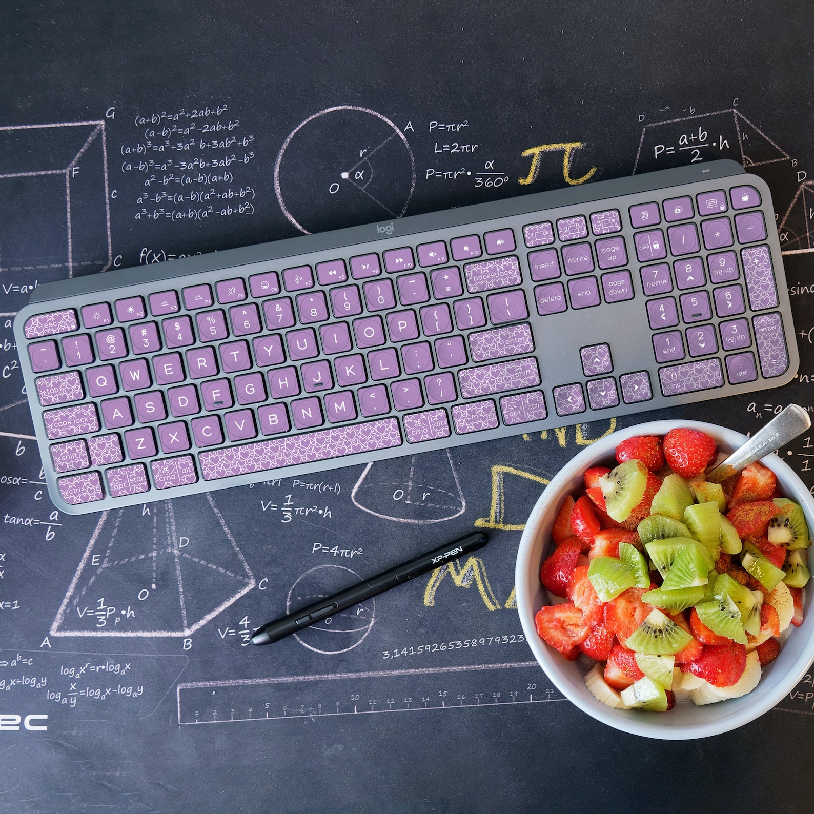 Logitech Keyboard Full Size MX Keys Keyboard Stickers Set of 6 Logitech ...