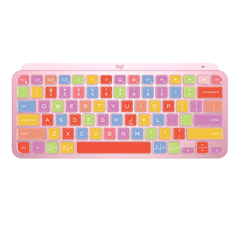 Logitech MX Keys Mini Cute Keyboard Stickers by Digiartist Store, Pack ...