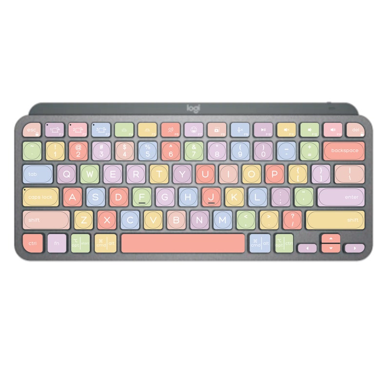 Logitech MX Keys Mini Cute Keyboard Stickers Pack of 2 - Etsy