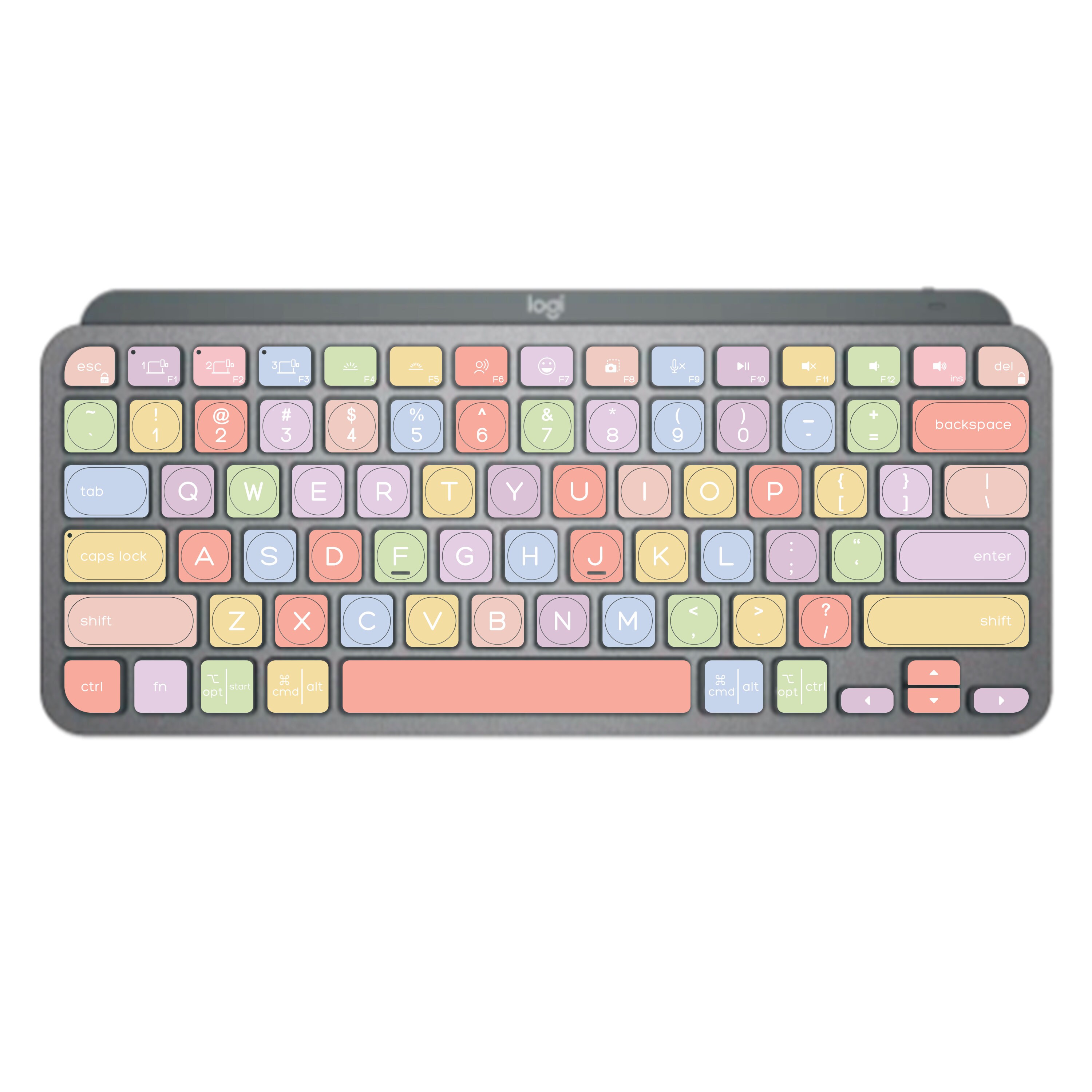 Logitech MX Keys Mini Cute Keyboard Stickers Pack of 2 - Etsy
