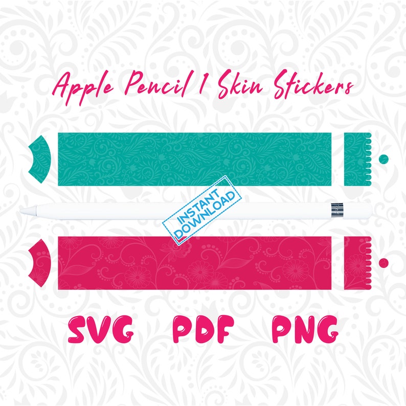 Apple Pencil Skins Stickers in 12 Multi Colors With 2 Multi Designs ...