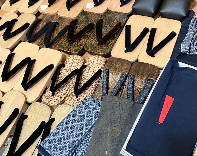 Japanese Geta Men's Wooden Clogs ,vintage Traditional Sandals Wooden ...