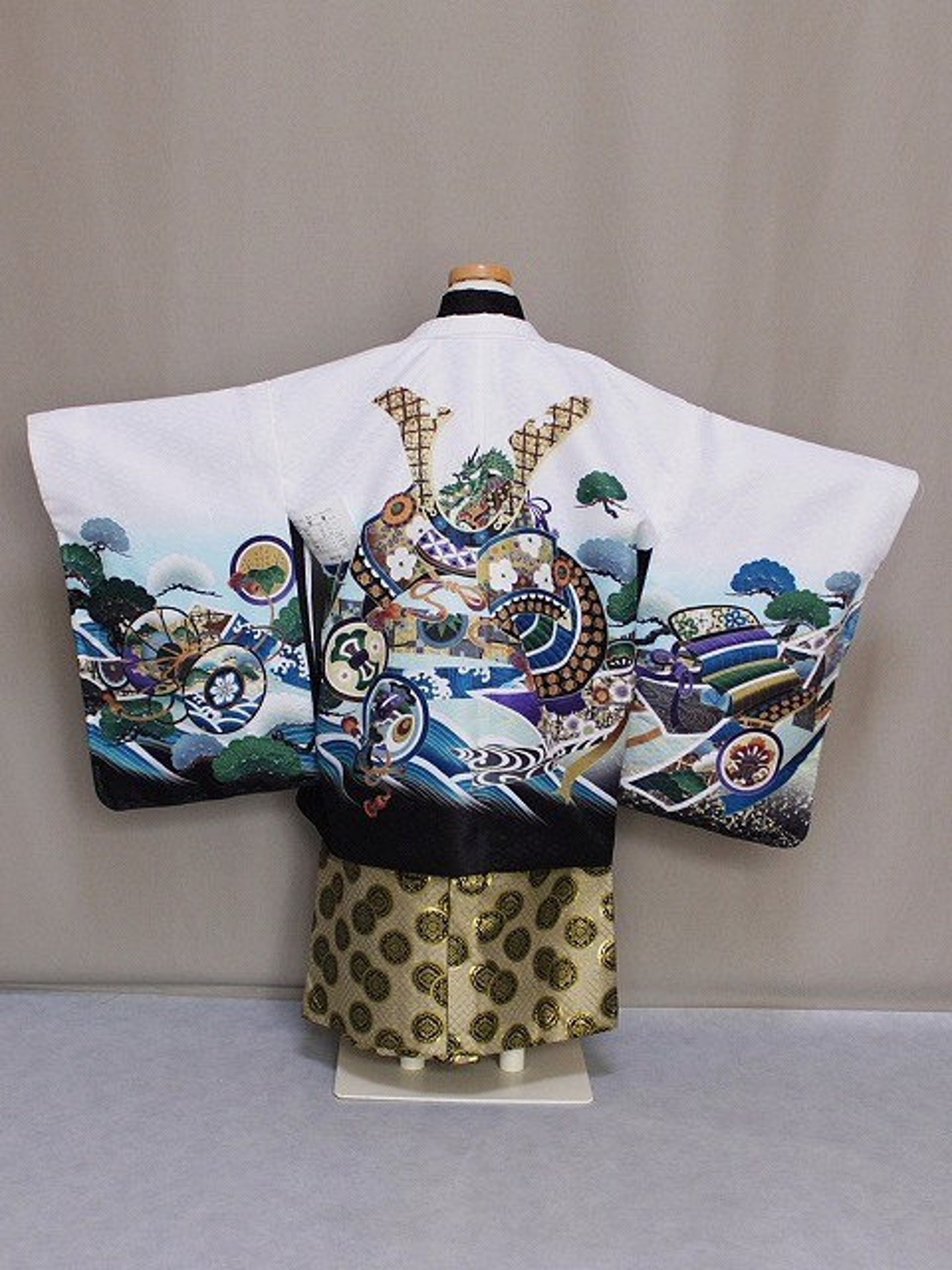Traditional Boy's Kimono Haori Jacket/boy's Kimono Nagagi/boy's Hakama ...