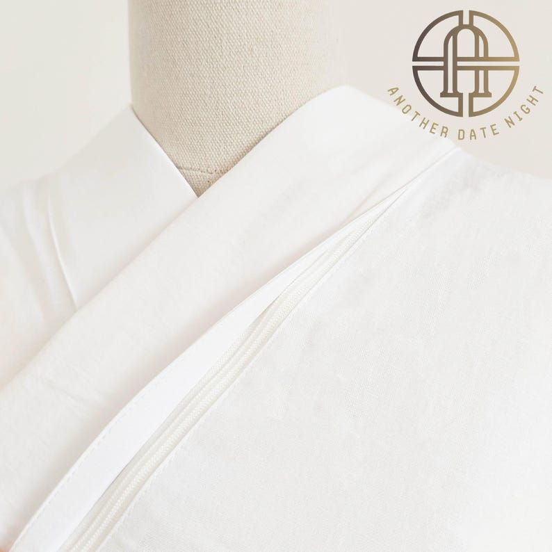 Japanese Cotton Kimono Juban: Versatile Underwear With Detachable ...