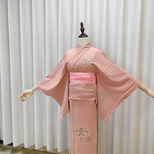 Rank A Silk Summer Houmongi Kimono/single Layer Kimono/ Hitoe Kimono ...