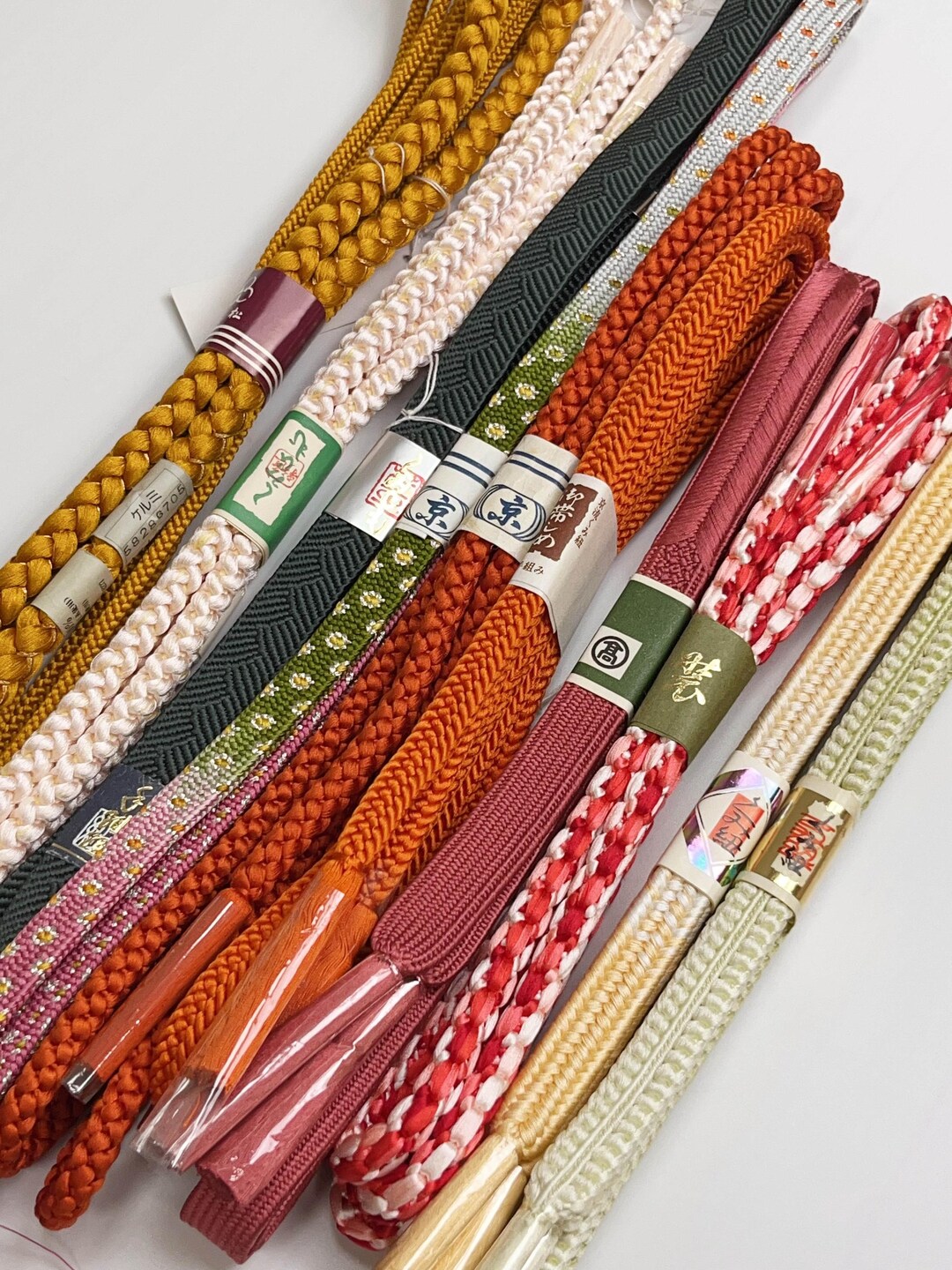 Brand New Obijime Collection / Japanese Kimono Cord / Obijime Belt ...