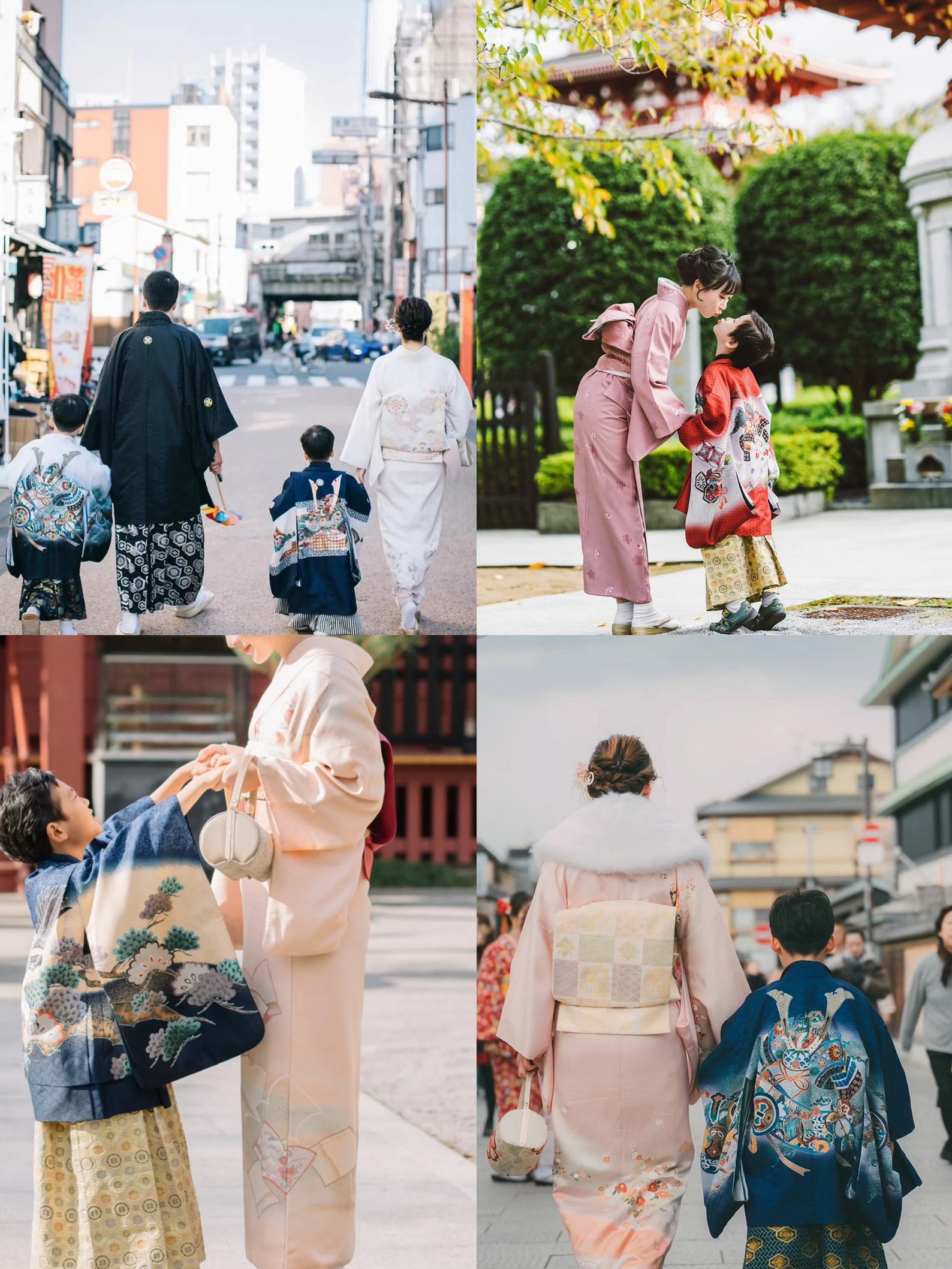 Traditional Boy's Kimono Haori Jacket/boy's Kimono Nagagi/boy's Hakama ...