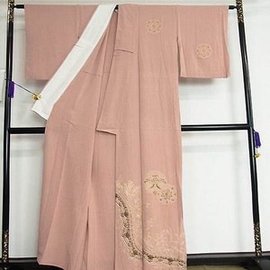 Rank A Silk Summer Houmongi Kimono/single Layer Kimono/ Hitoe Kimono ...