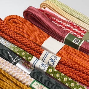 Brand New Obijime Collection / Japanese Kimono Cord / Obijime Belt ...