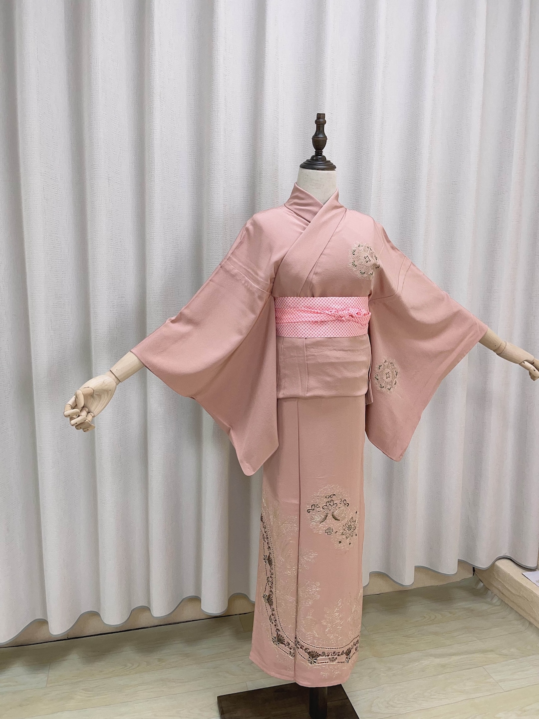 Rank A Silk Summer Houmongi Kimono/single Layer Kimono/ Hitoe Kimono ...