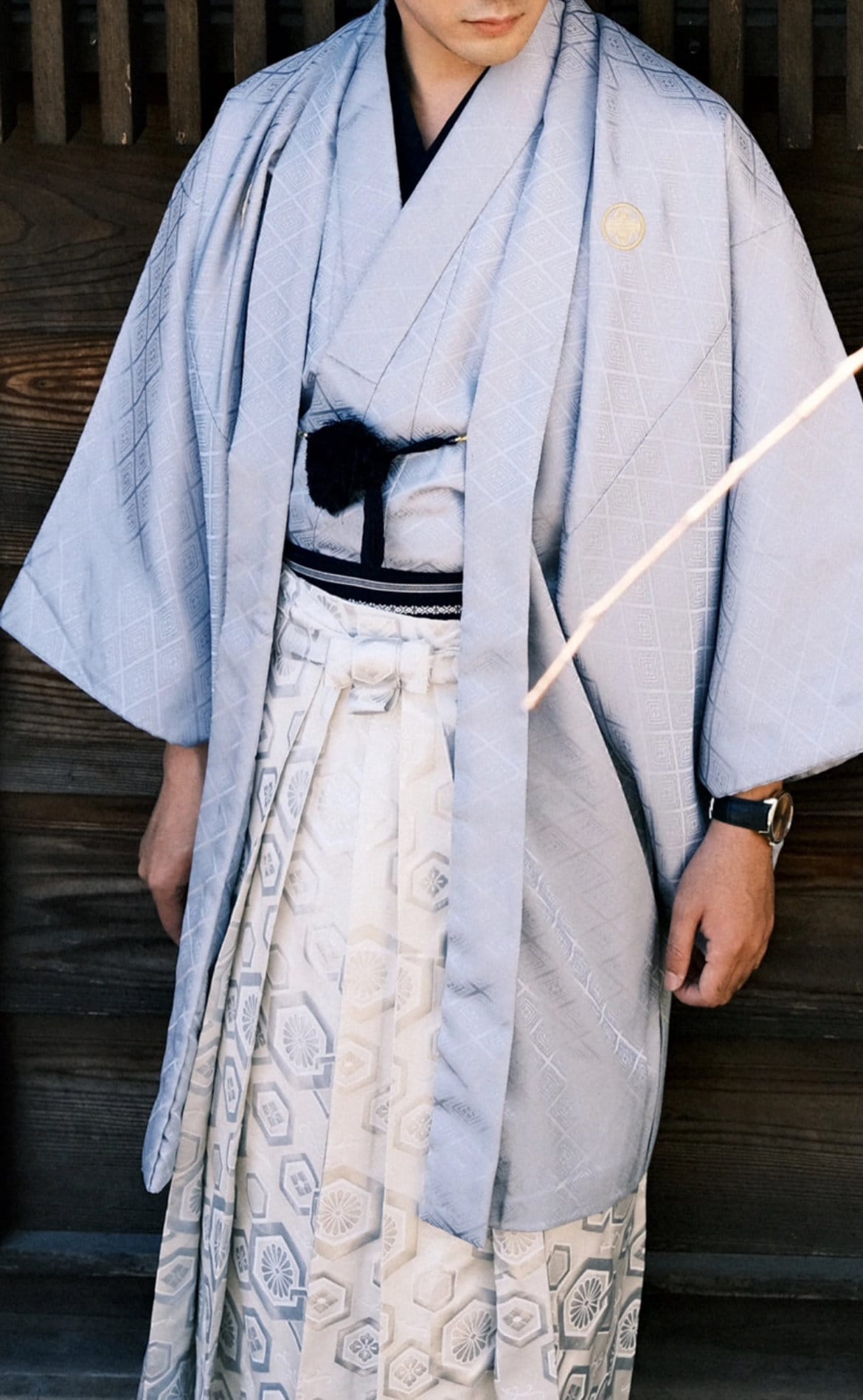 Men's Hakama & Kimono 8PCS/10PS Set, Traditional Men's Hakama Pants ...