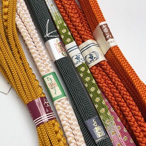 Brand New Obijime Collection / Japanese Kimono Cord / Obijime Belt ...