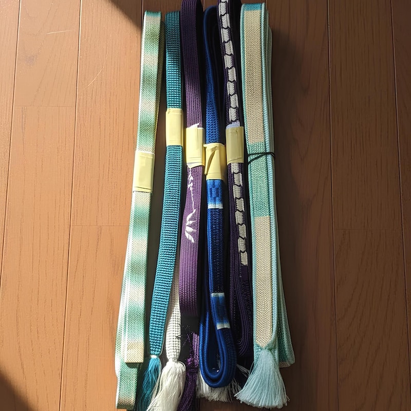 Silk Obijime Purple Cord - Etsy UK