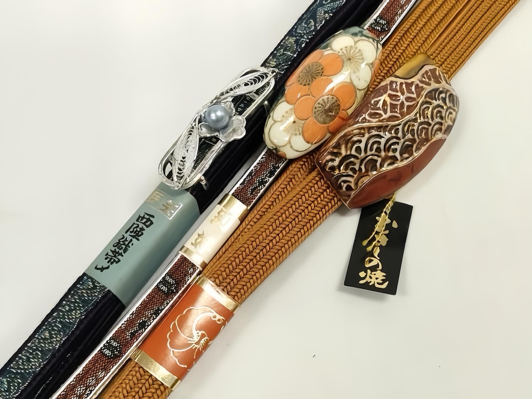 Obijime With Obidome/japanese Kimono Cord / Obijime Belt/japanese ...