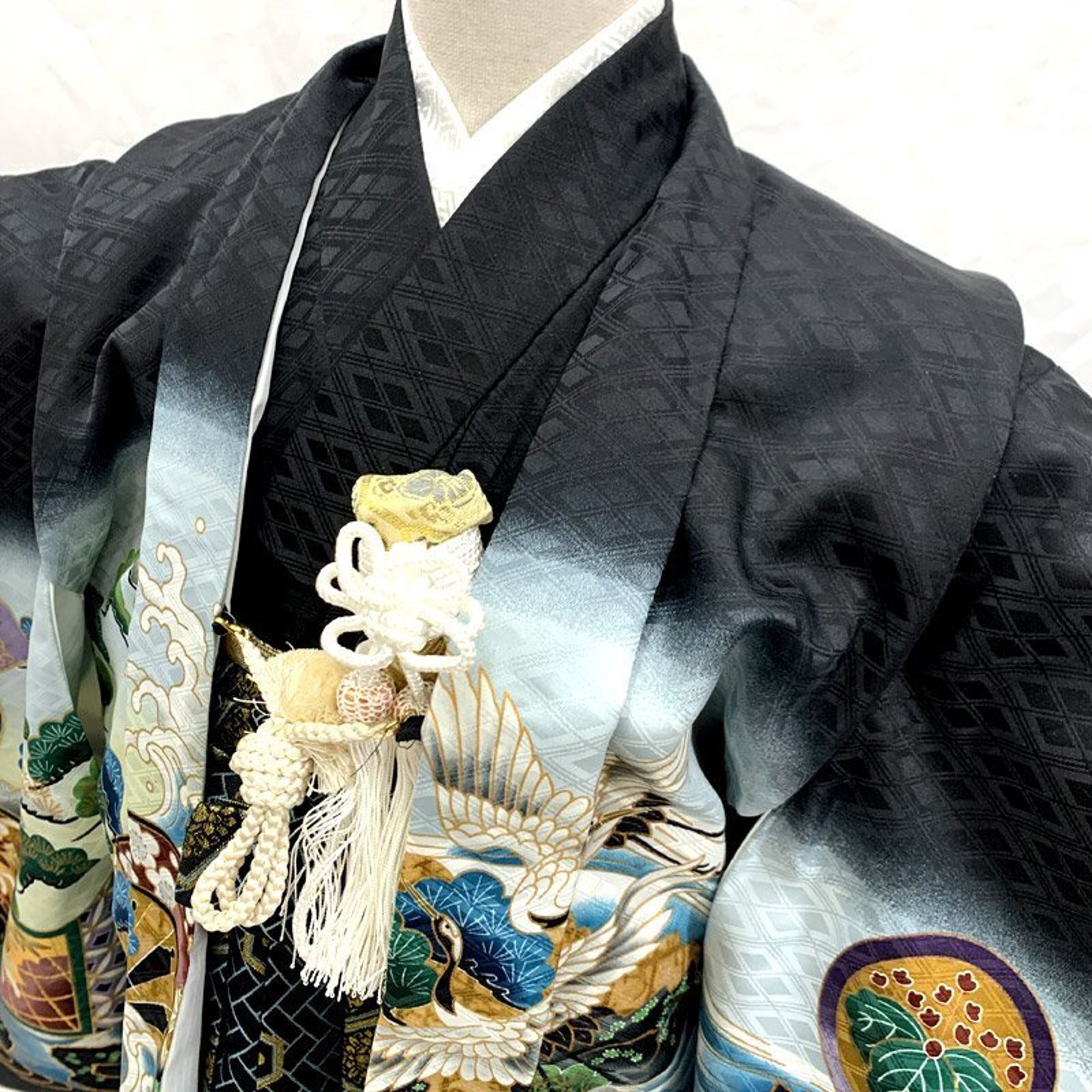 Traditional Boy's Kimono Haori Jacket/boy's Kimono Nagagi/boy's Hakama ...